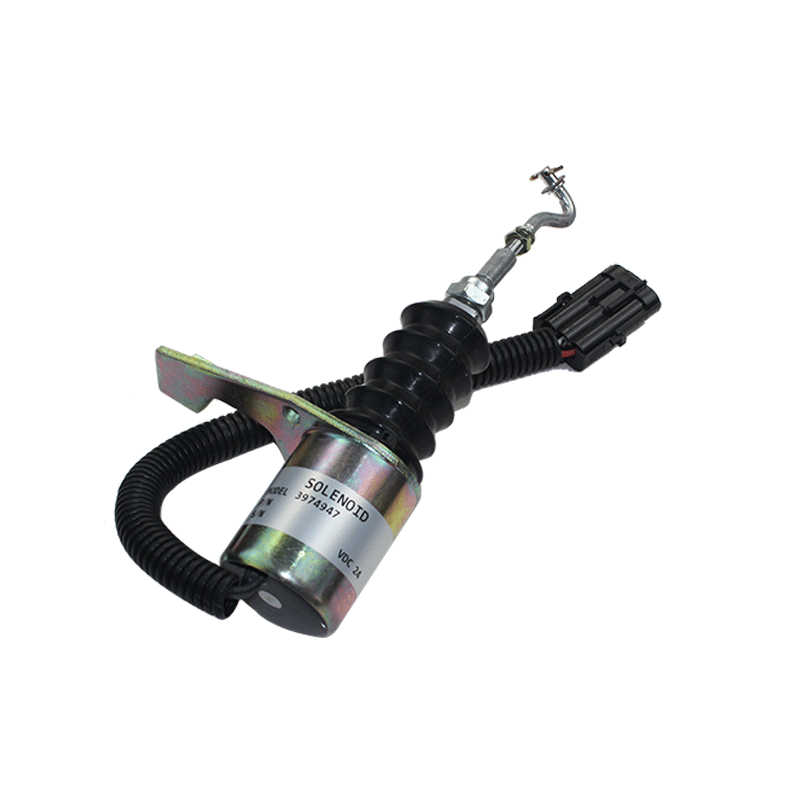Diesel Engine Stop Solenoid Fuel Pump Solenoid Valve 3974947 24V from ...