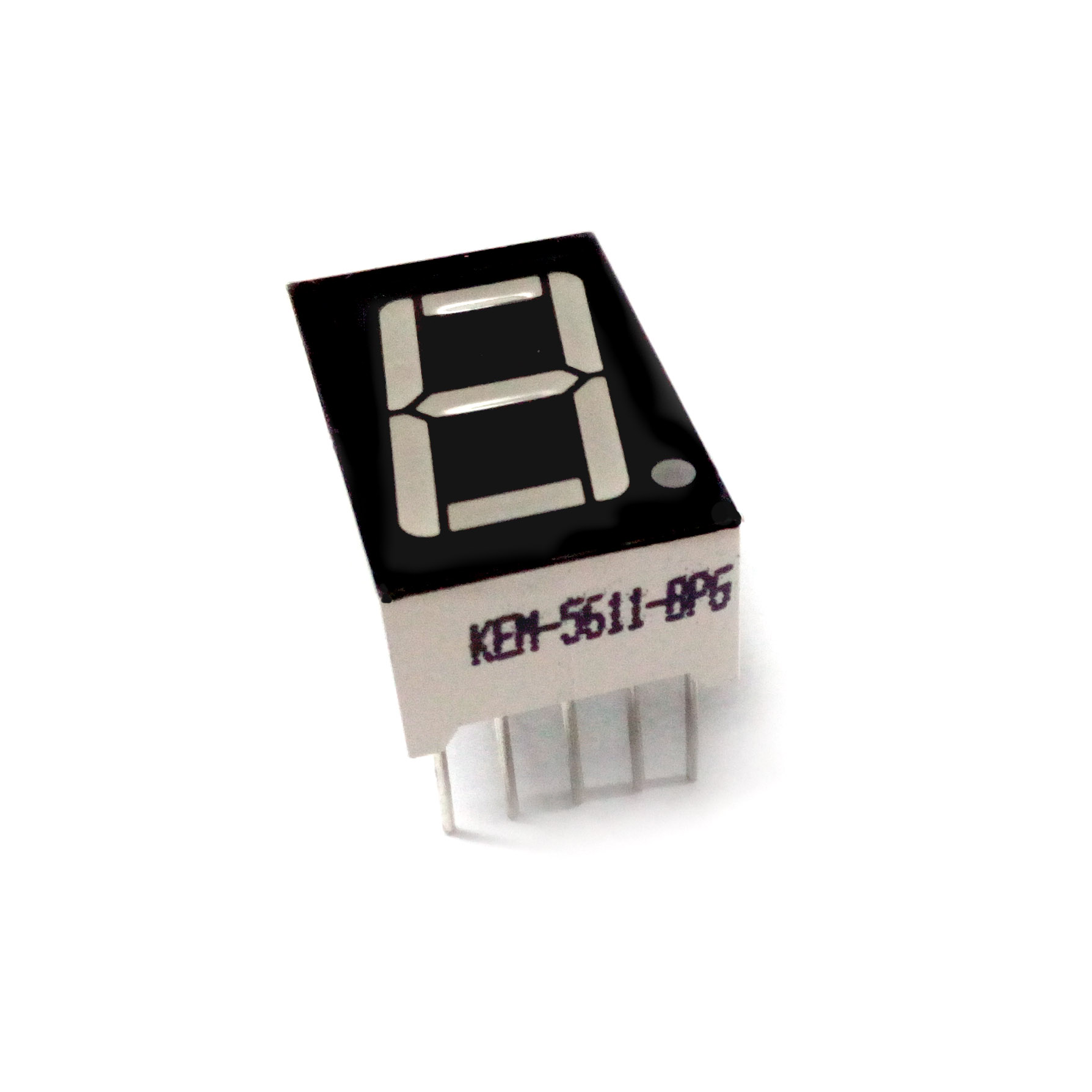 0.56inch single digit 7 segment led display pure green KEM-5611-A/BPG ...