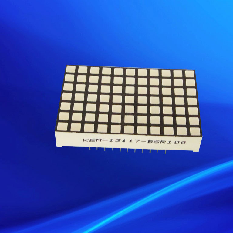 13117 yellow square led dot matrix 11x7 led matrix