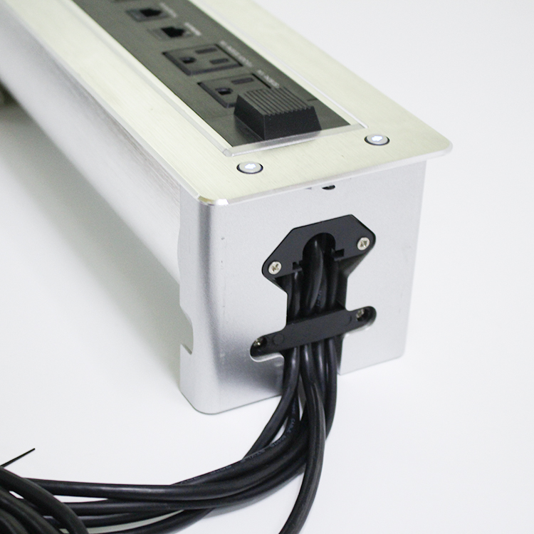 Conference Table Power Outlet | flip up electrical outlet