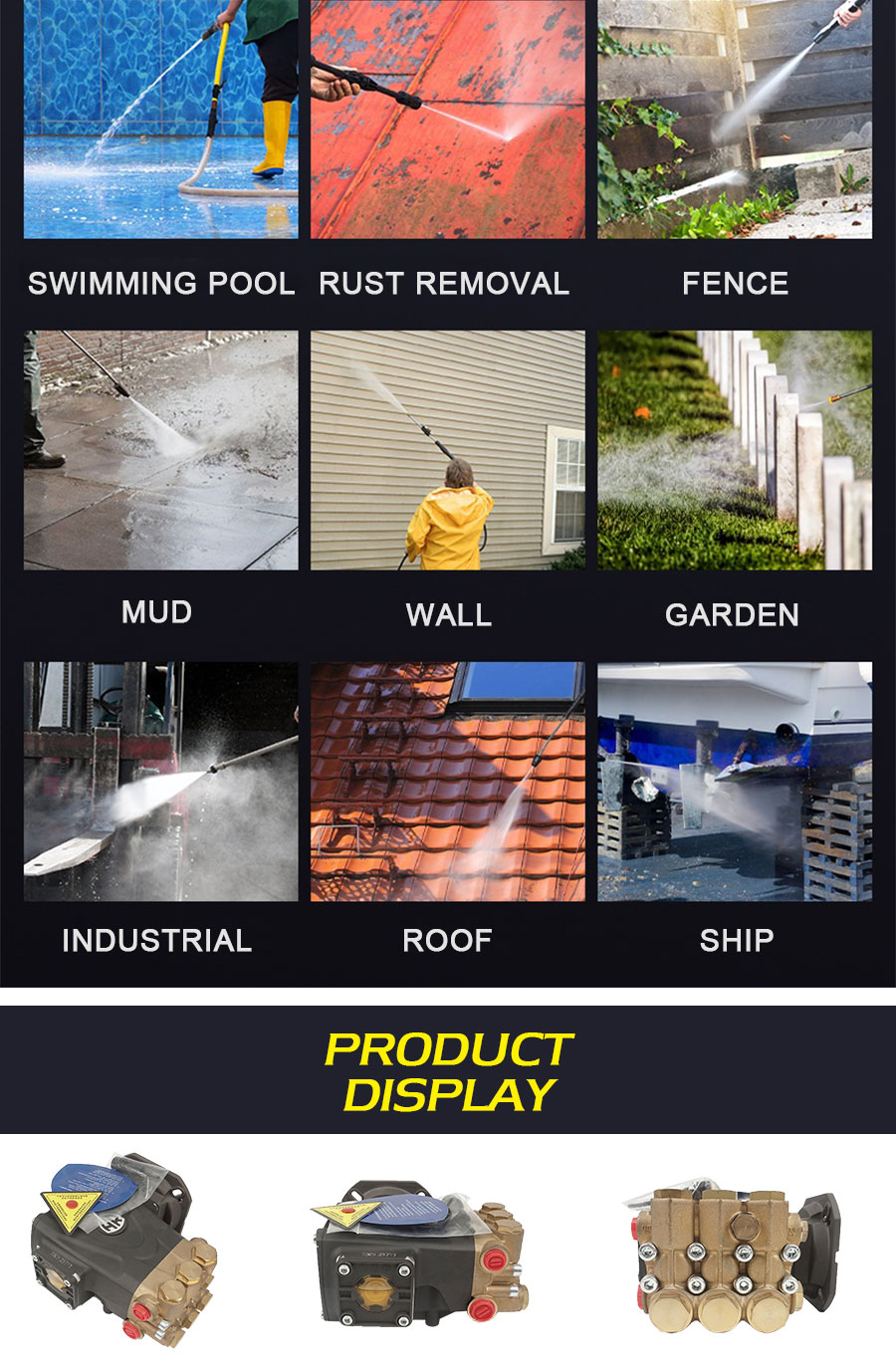 RC 14.16 3kw High pressure washer machine AR pump 2900PSI cleaner ...