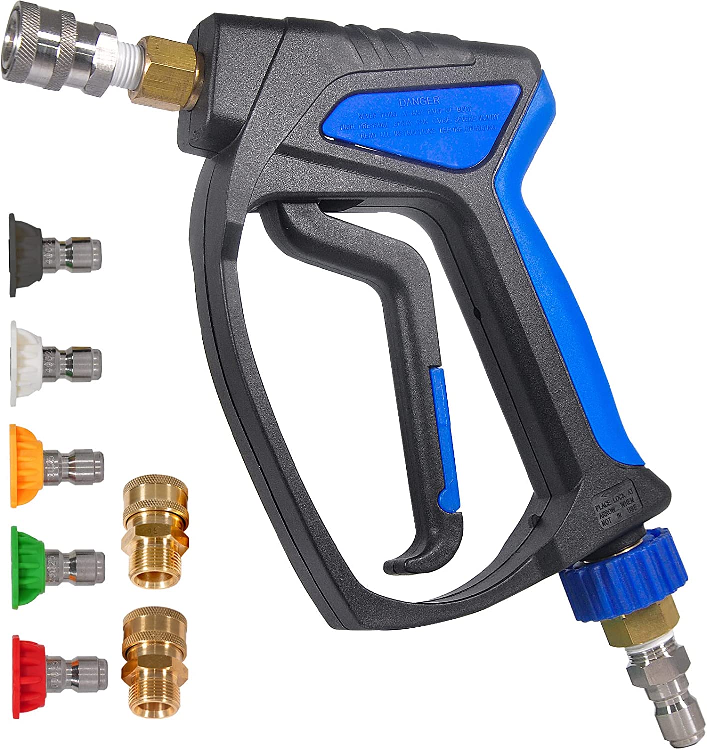 High Pressure Washer Gun 5000 PSI Foam Wash Spray Gun Snow Foam Lance ...